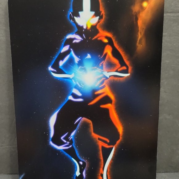 Art | Aang Avatar State Last Airbender Anime Wall Photo Art Board Print ...